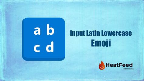 🔡 Input Latin Lowercase Emoji ️ Copy And Paste 📋 Heatfeed