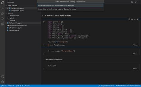 Support Remote Jupyter Server Connections To Same Degree As Webviews · Issue 4456 · Microsoft