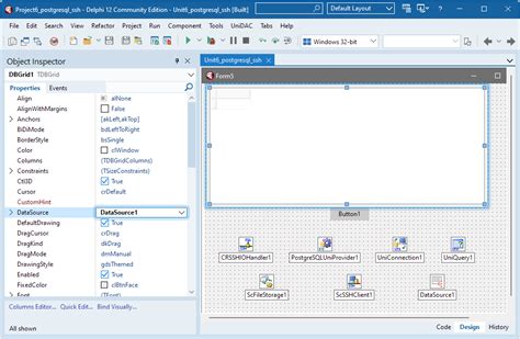 Connecting To Postgresql Through Ssh In Delphi