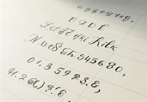 필기체 알파벳을 넘어 숫자 및 필수 기호 완벽하게 만들기 Cursivealphabetcc