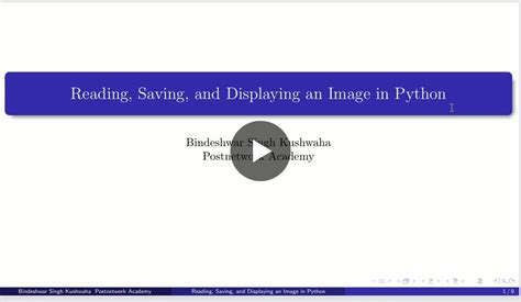 How To Read Display And Save Images With Python Postnetwork Academy