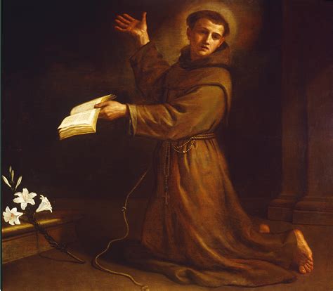St Anthony Of Padua Giovanni Francesco Barbieri Called Il Guercino