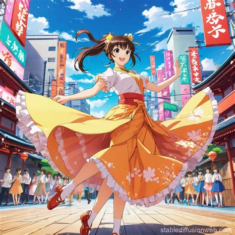 Chiikawa Dancing In Japan Prompts Stable Diffusion Online