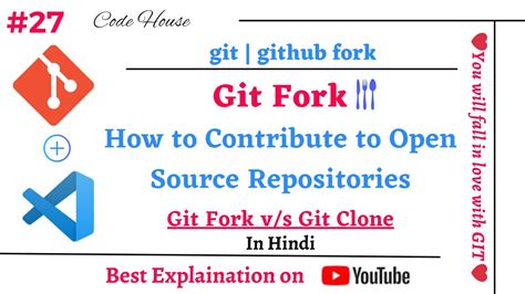 Git Fork 🍴 How To Contribute To Open Source Repositories Using Git Fork Step By Step In Hindi