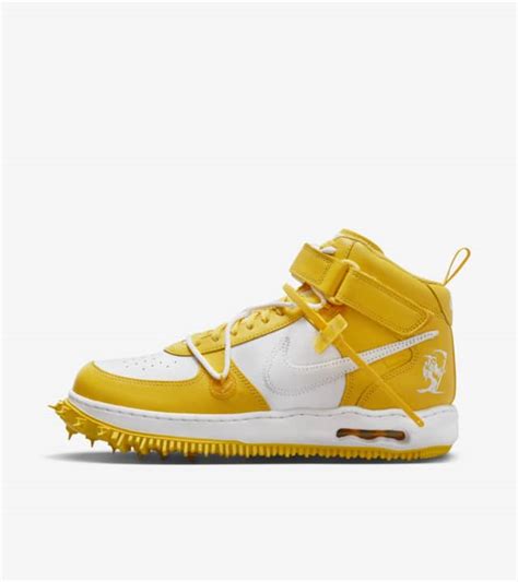 Air Force 1 Mid X Off White™ White And Varsity Maize Dr0500 101