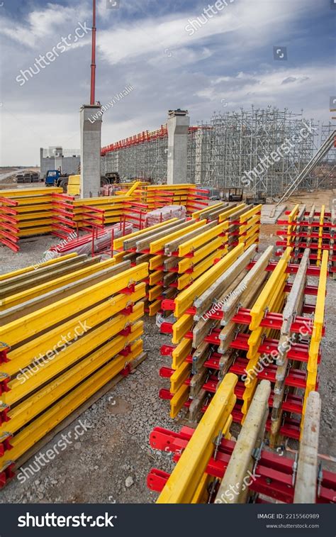 Beam Transom System Scaffolding Bridge Construction Stock Photo 2215560989 Shutterstock
