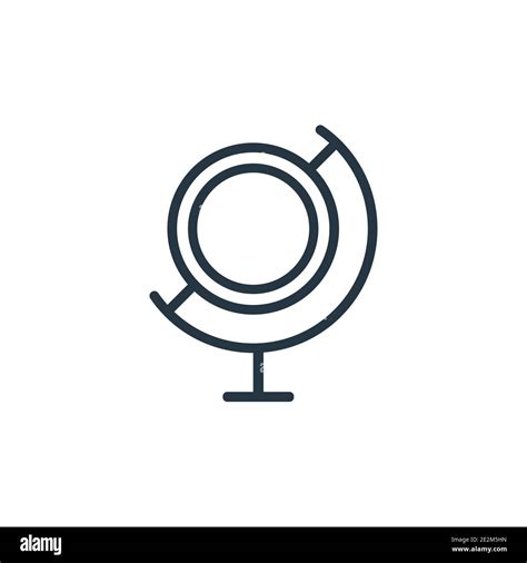 World Map Outline Vector Icon Thin Line Black World Map Icon Flat Vector Simple Element