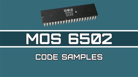 6502 Assembly Programming Video 15 Last Examples YouTube
