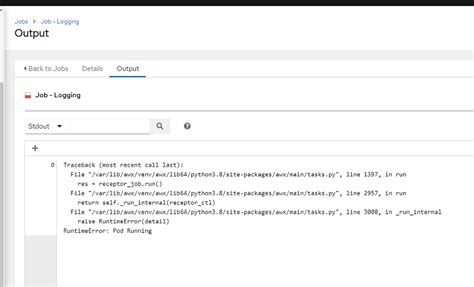 What Does This Error Message Mean When Using A Custom Ee Awx Project