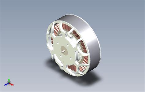 电动机 Parasolid 模型图纸下载 懒石网