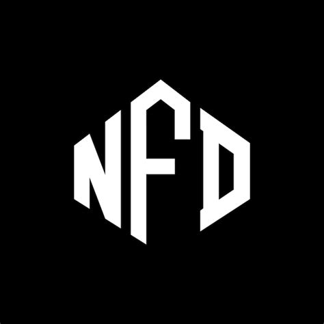 Premium Vector Nfd Letter Logo Design With Polygon Shape Nfd Polygon