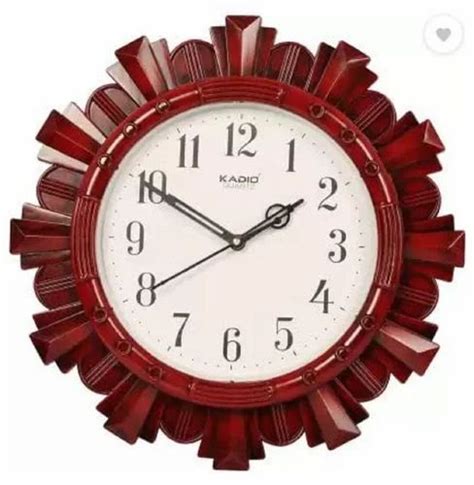 Kadio Analog Red Wall Clock Size 315cm At Rs 199piece In Bengaluru
