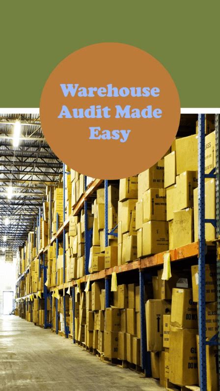Warehouse Audit Checklist EAuditor Audits Inspections