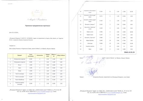Приемно предавателен протокол по проект Купи и Дари ДДЛРГ Христо Райков гр Габрово