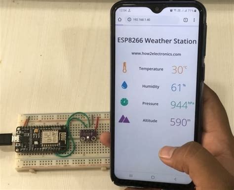 esp8266 and bme280 based weather station live monitoring esp8266 projects