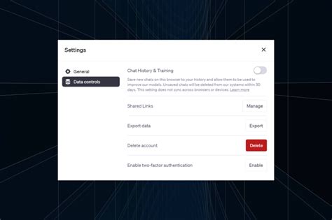 How To Turn Off Chat History From ChatGPT