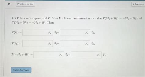 solved let v be a vector space and t v→v a linear