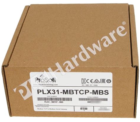 PLC Hardware ProSoft PLX MBTCP MBS Modbus TCP IP To Modbus Serial Gateway