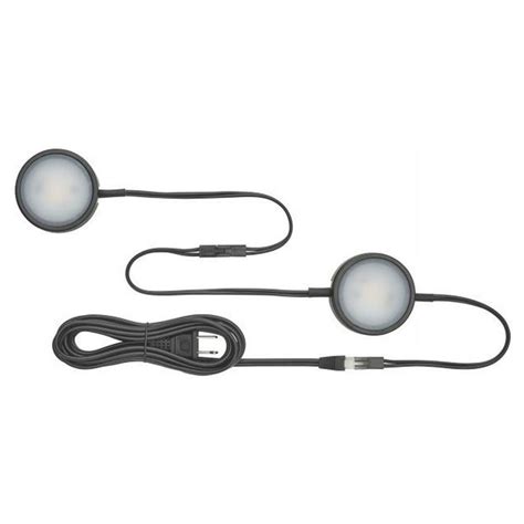 Rev A Shelf Pockit 120 M Led Puck Light Cool White Linkable Black