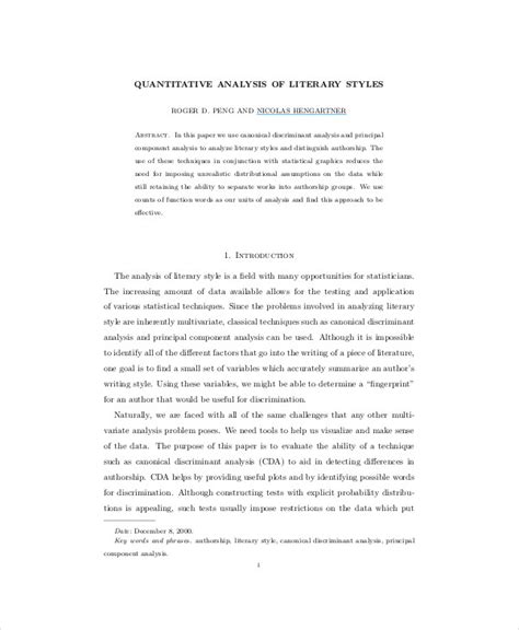 Literary Analysis 7 Examples Format Pdf Examples