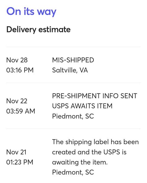 Package Marked Mis Shipped Rmercari