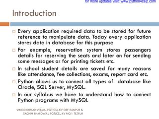 Interface Python With MySQL Pdf