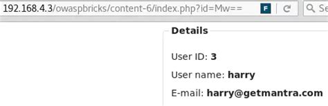 Owasp Broken Web Apps Owasp Bricks Challenge Walkthrough Pentester Land