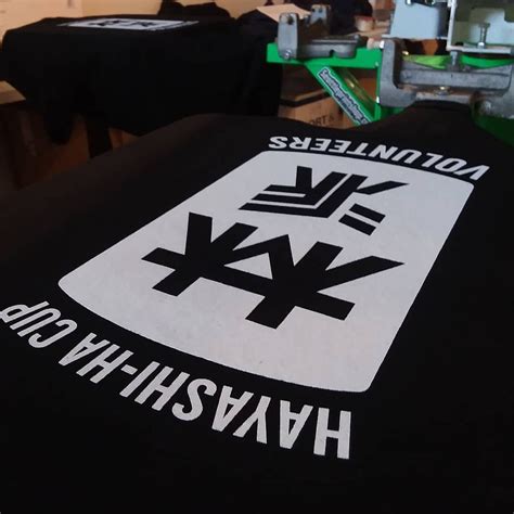 Custom Printed Black T Shirts With Your Logo 1 Color Print