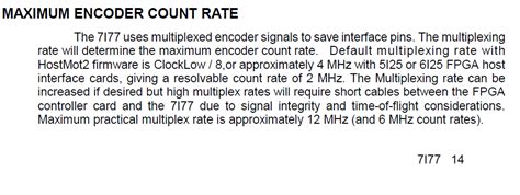 Mesa I E I Encoder Limitation LinuxCNC
