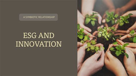 Esg And Innovation A Symbiotic Relationship