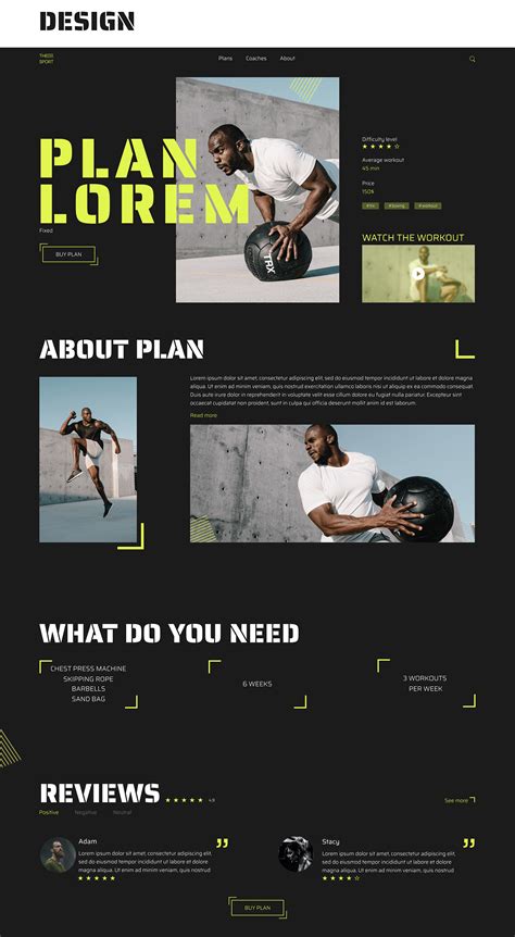 UI UX Project For TheSport On Behance