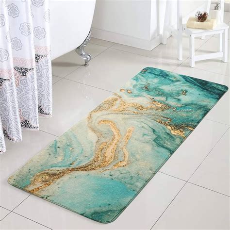 Turquoise Bathroom Rugs