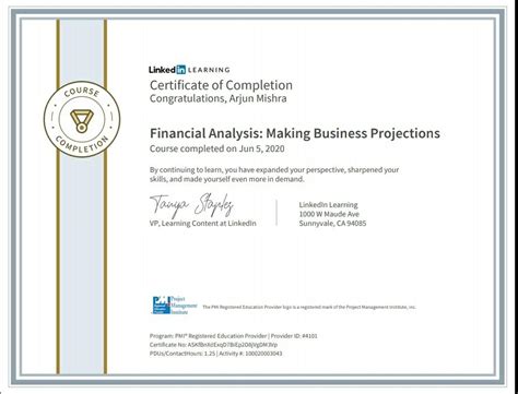 Arjun Mishra On Linkedin Course Financialanalysis Business