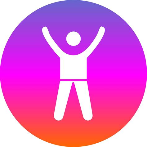 Cheer Up Glyph Gradient Circle Icon 38766167 Vector Art At Vecteezy