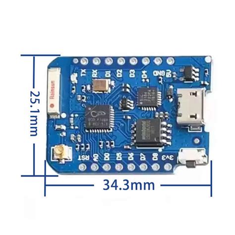 基于esp8266 Pcba的专业升级nodemcu Lua Wifi开发板迷你d1版