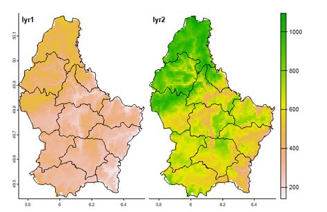 Overlaying Shapefile Over Multiple Raster Plots In R Stack Overflow