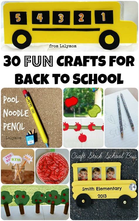 30 Fun Back To School Crafts To Mark The Beginning Of The School Year