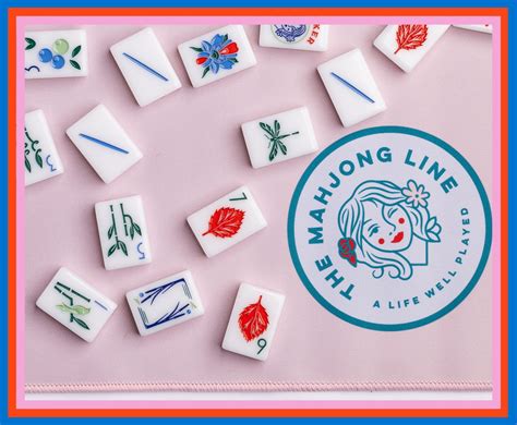 Pink Game Mat Paired With Mahjong Tiles The Mahjong Line