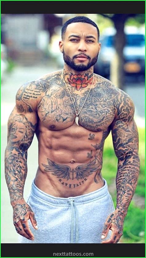 Choosing Black Male Tattoos Designs Black Men Tattoos Cool Chest