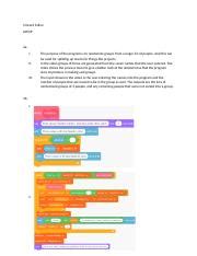 Sample AP Create Task Docx Vincent Fallon APCSP 3a I II III 3b I Ii The Purpose Of The