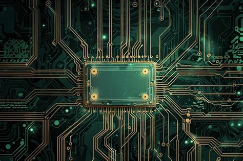 Abstract Digital Background With Technology Circuit Board Texture