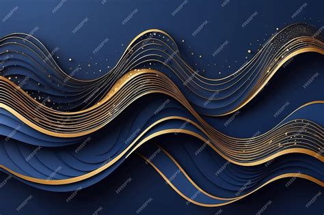 Premium Photo 3d Modern Wave Curve Abstract Presentation Background Luxury Paper Cut