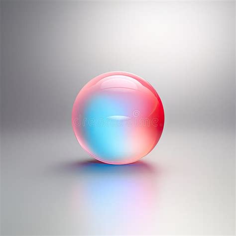 Vibrant Abstract Spherical Gradient Design Stock Illustration