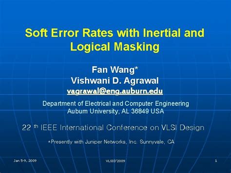 Soft Error Rates With Inertial And Logical Masking