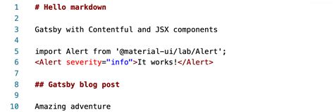 Rogulskiit Processing Markdown In Gatsby With Contentful