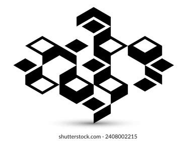 Isometric D Cubes Vector Abstract Background Stock Vector Royalty Free Shutterstock