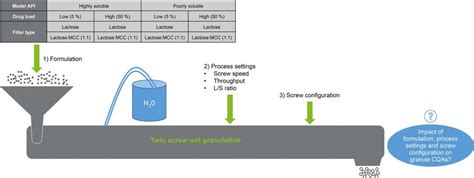 Continuous Twin Screw Granulation A Complex Interplay Between Formulation Properties Process
