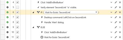 If Else Test Studio Dev Documentation Progress Telerik TestStudio Dev