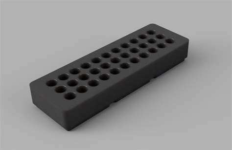 Gridfinity Bit Holder 1x3 By Steyn Download Free Stl Model