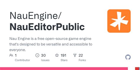 GitHub NauEngine NauEditorPublic Nau Engine Is A Free Open Source Game Engine That S Designed